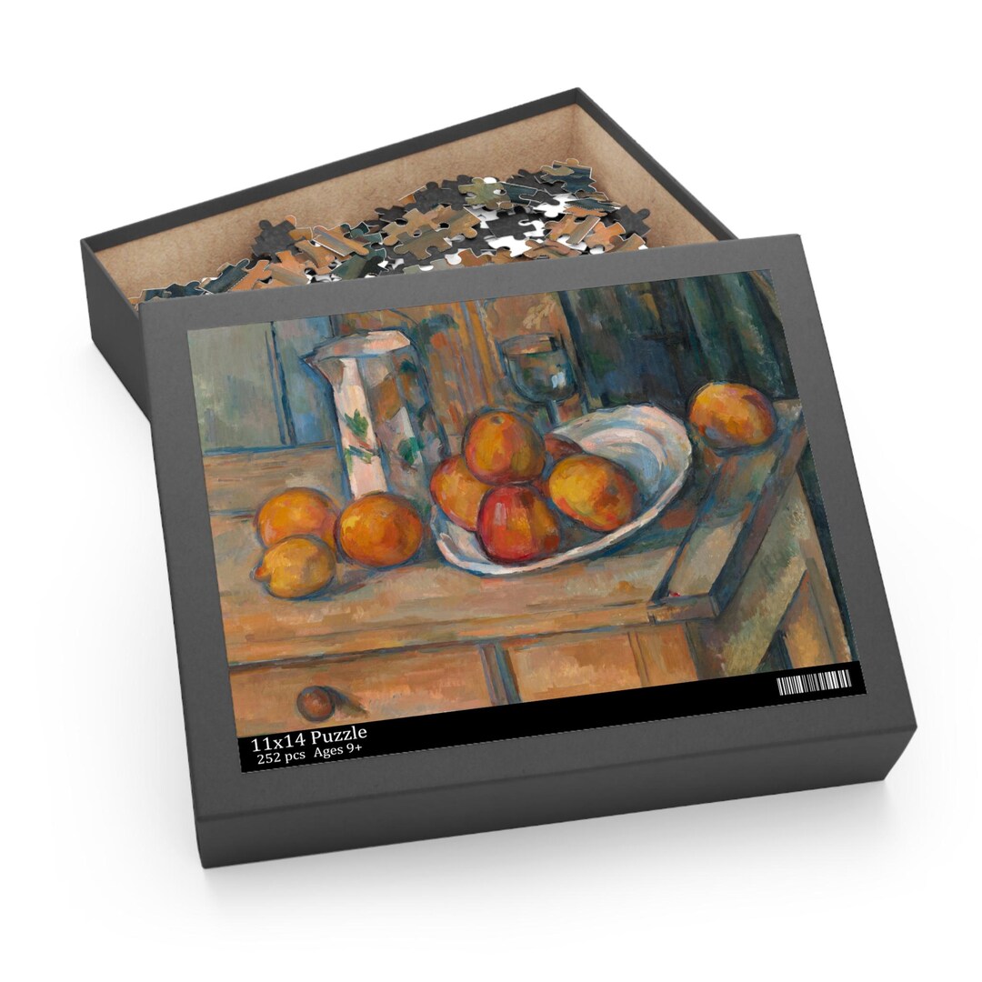 PEACHES AND CREAM Still Life Puzzle 120 252 500 Piece Fine Art Puzzle ...