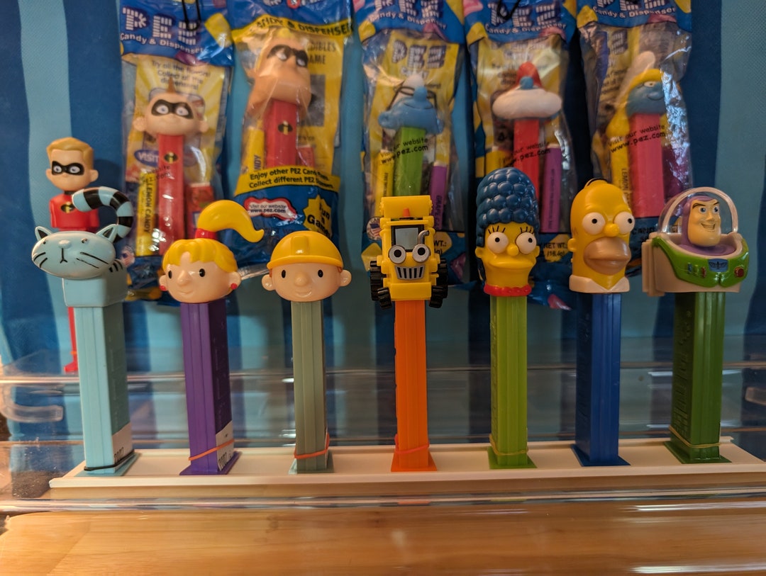 PEZ Dispensers ~ Bob the Builder, Simpsons, Buzz Lightyear, Incredibles ...