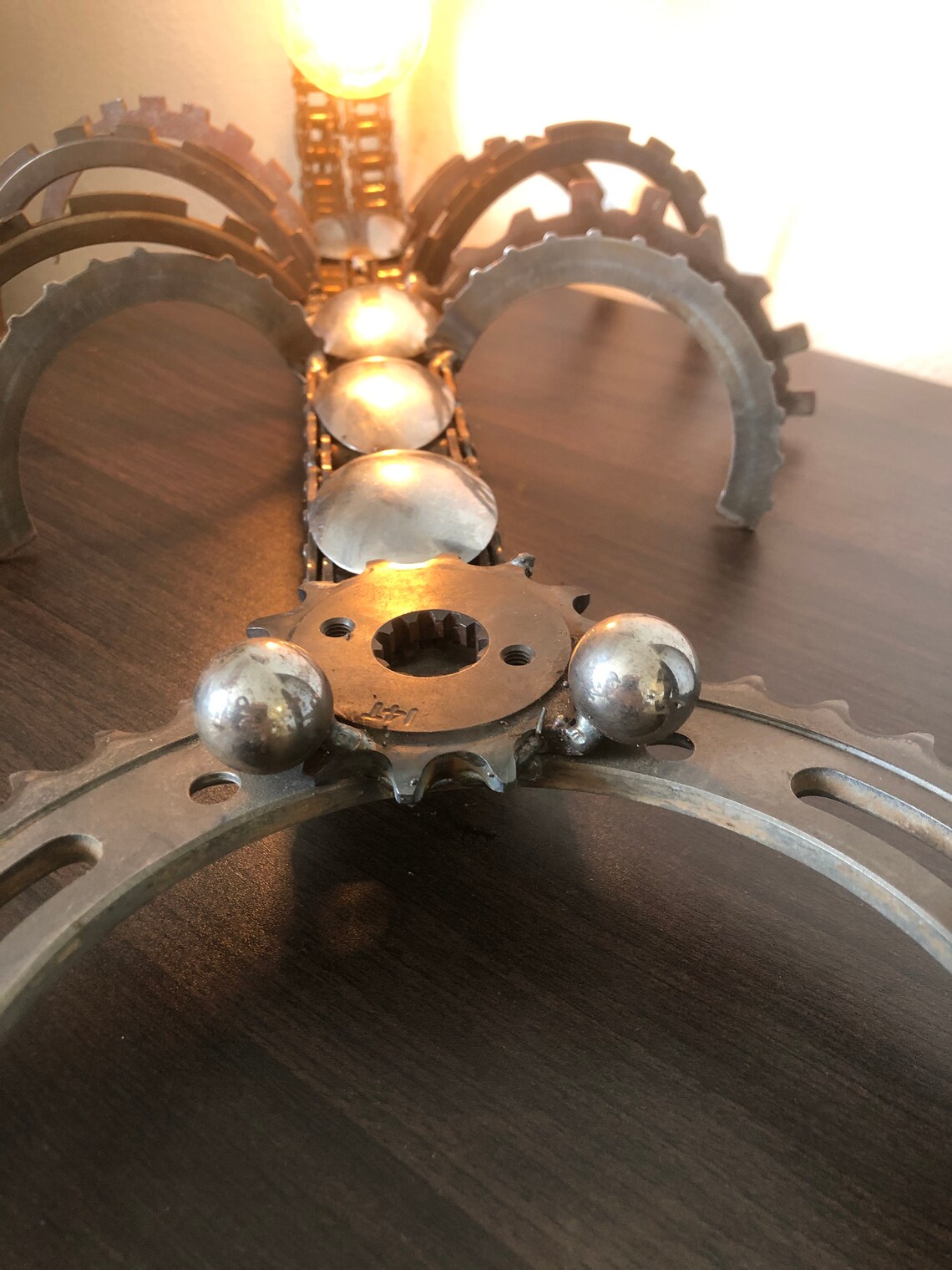 Recycled Metal Scorpion Edison Lamp - Etsy