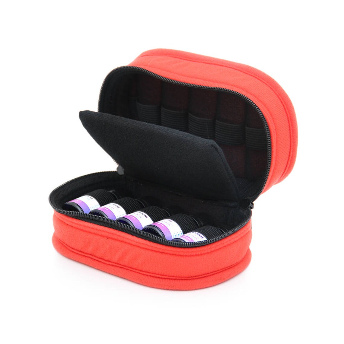 Essential Oil Soft-sided Carrying Case, 5-15ml, 10-bottle, Solid, Coral ...