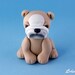 English Bulldog Cake Topper | Dog Cake Topper | Fondant Bulldog ...