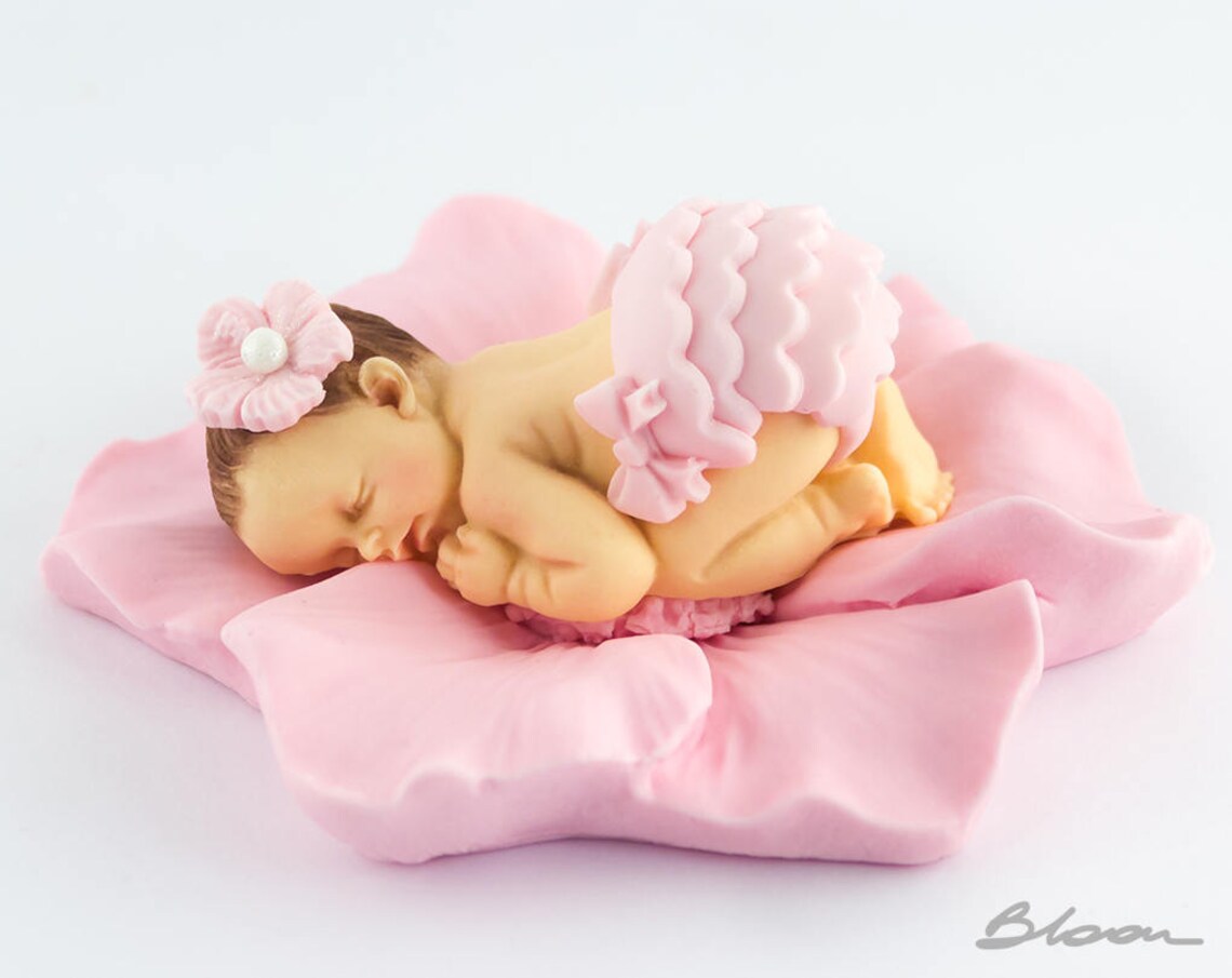 Baby Flower Cake Topper Flower Topper Baby in Flower - Etsy