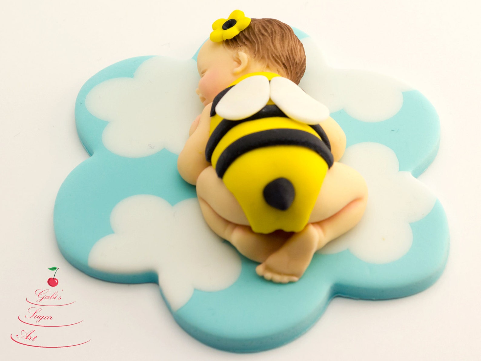 Fondant Baby Cake Topper Baby Bee Cake Topper Baby Shower - Etsy