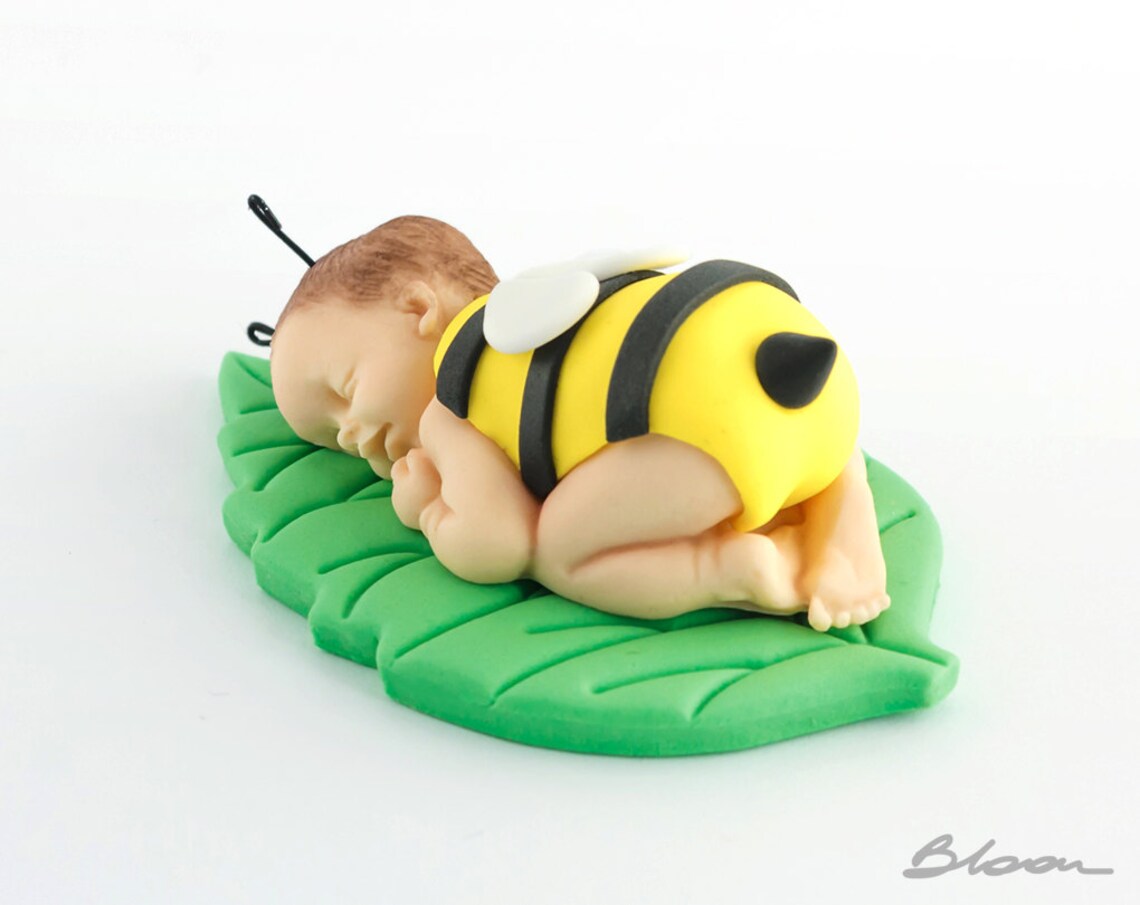 Baby Bee Topper Baby Topper Bee Cake Topper Shower - Etsy