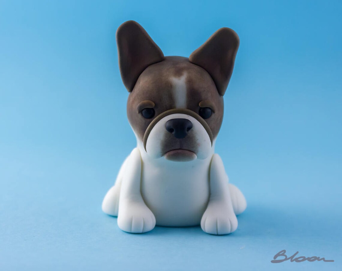 French Bulldog Cake Topper Dog Cake Topper Fondant Bulldog - Etsy