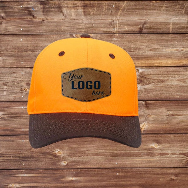 Orange Cap With Logo - Etsy