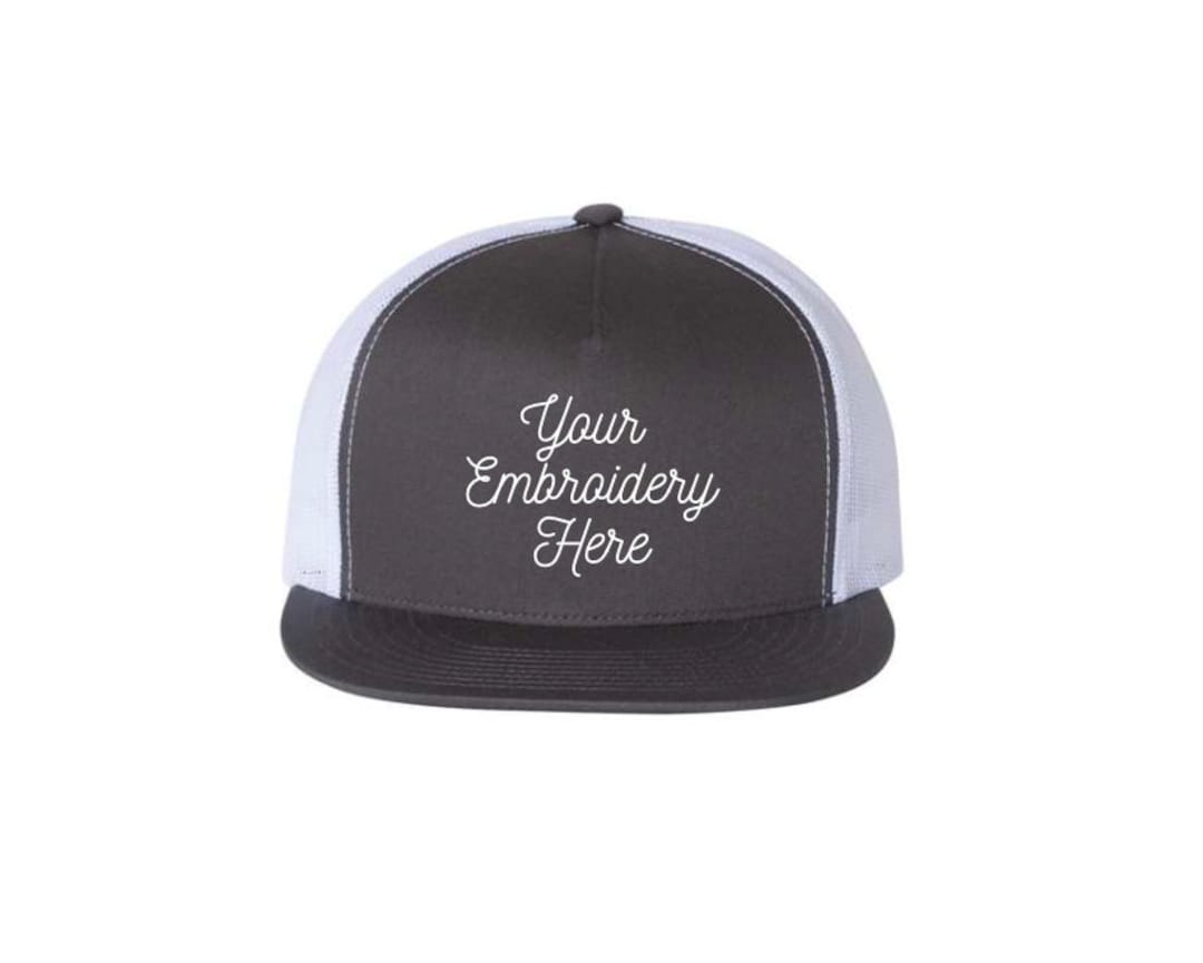 Custom Embroidered YP Classics 6006 Five-panel Classic Trucker Cap ...