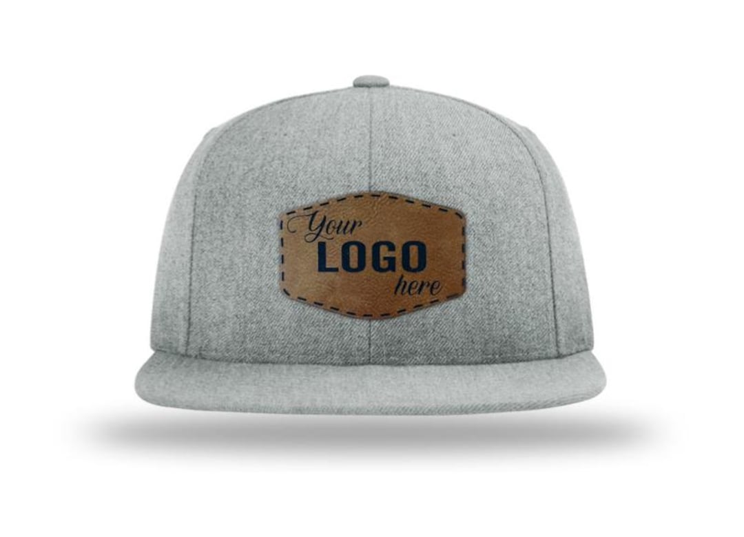 Richardson 510 Wool Blend Flatbill Snapback Hat With Custom Vegan ...
