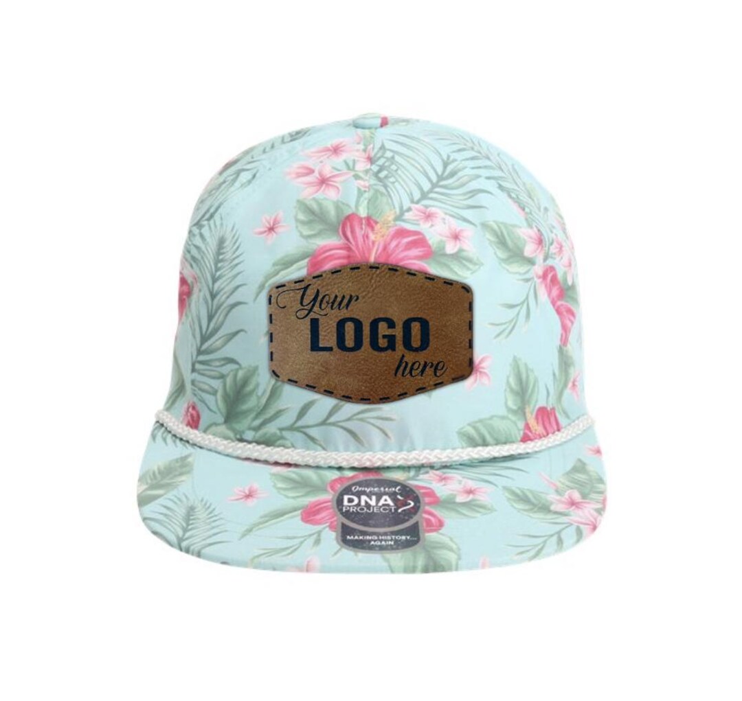 Imperial Aloha Rope Hat With Custom Vegan Leather Patch | Bulk Hats ...