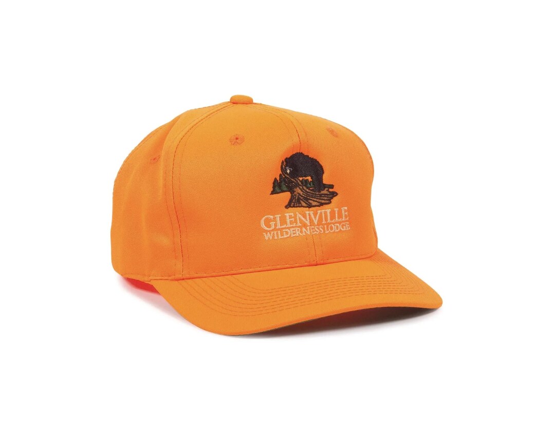 Custom Embroidered Outdoor Cap 201ISP Blaze Orange Solid Back Cap ...