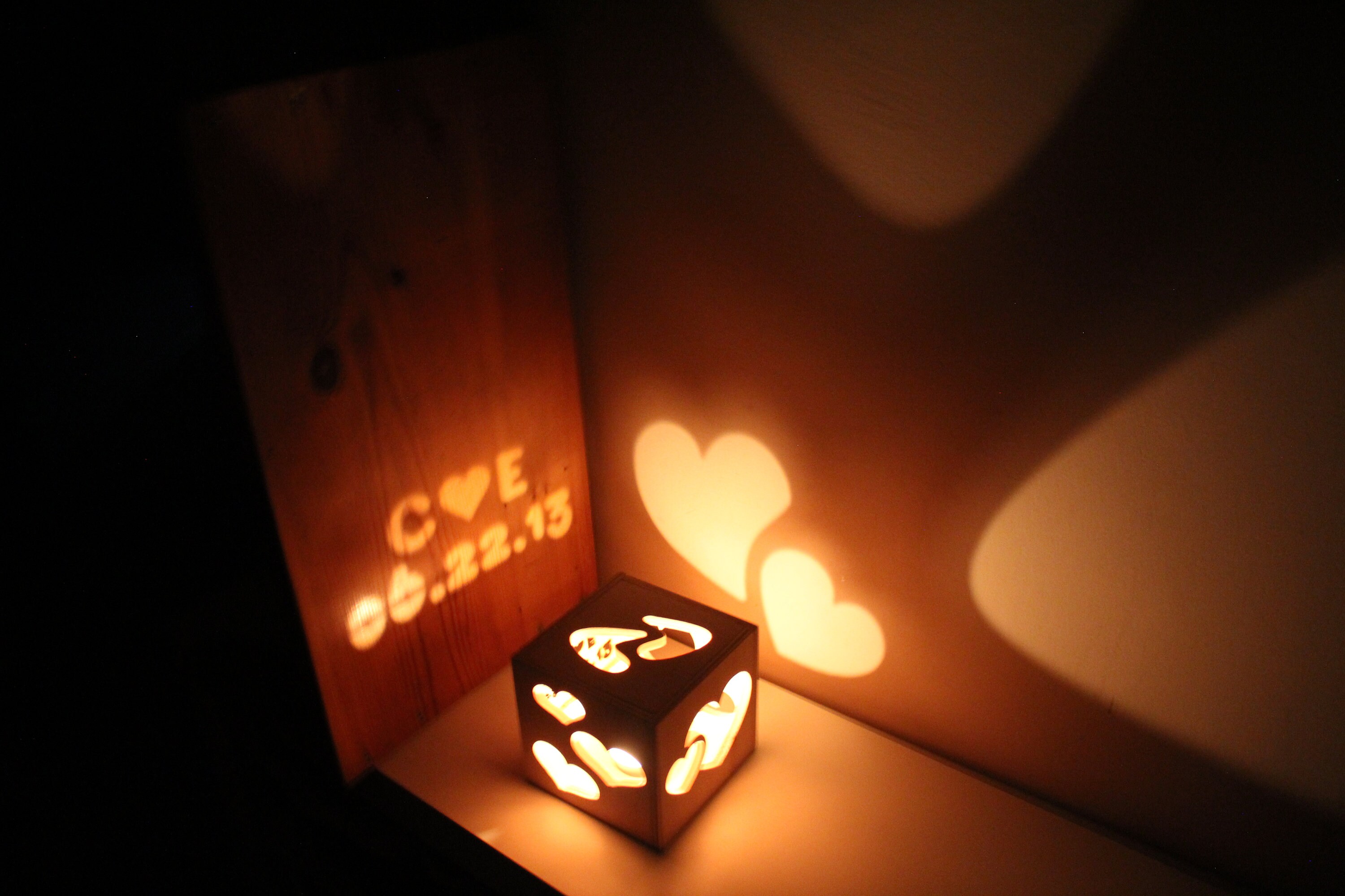 Personalized Magic Light Box - 7th Copper Anniversary Gift - Etsy