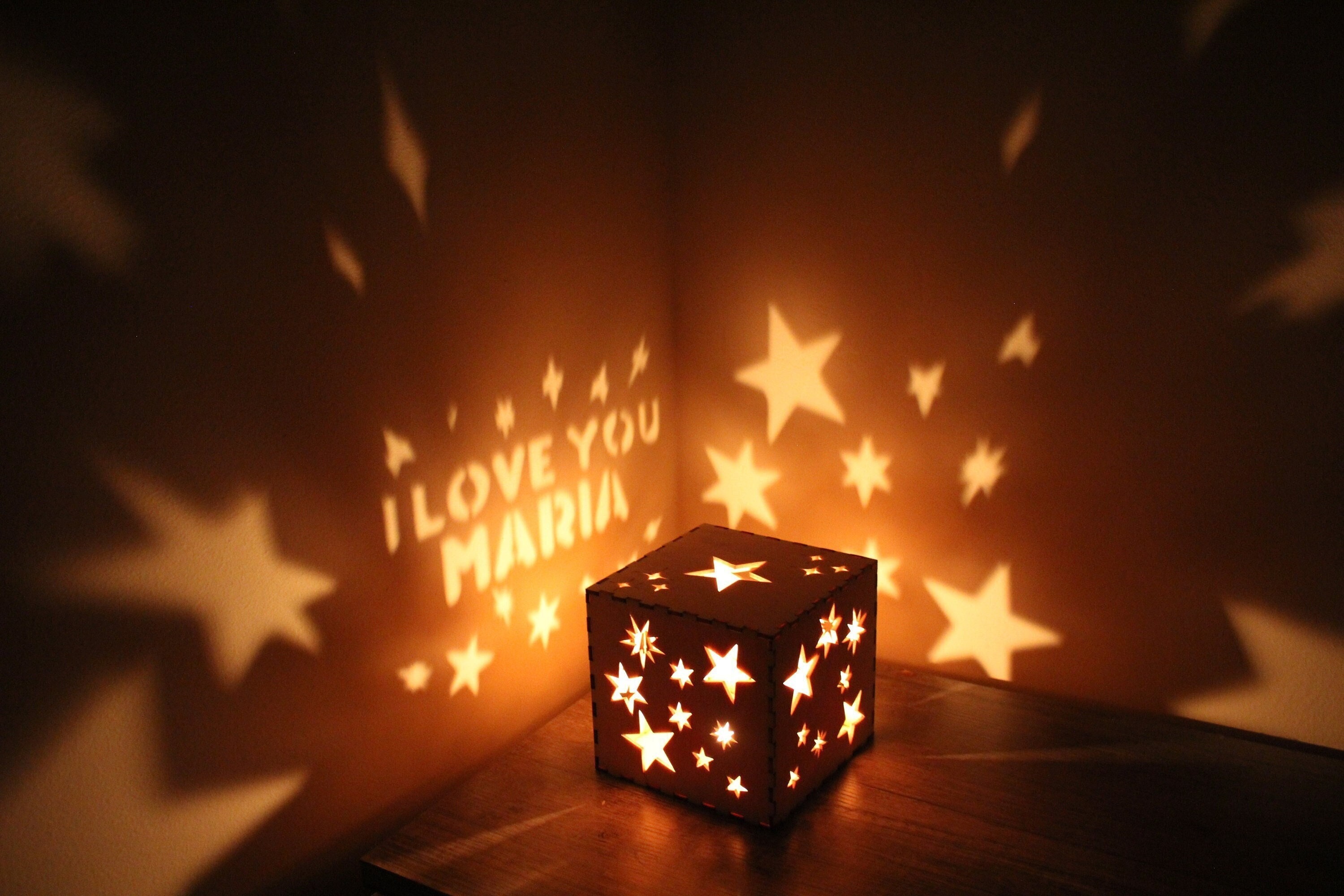 Light up Message Box Girlfriend Gift, Personalized Gift for Girlfriend ...