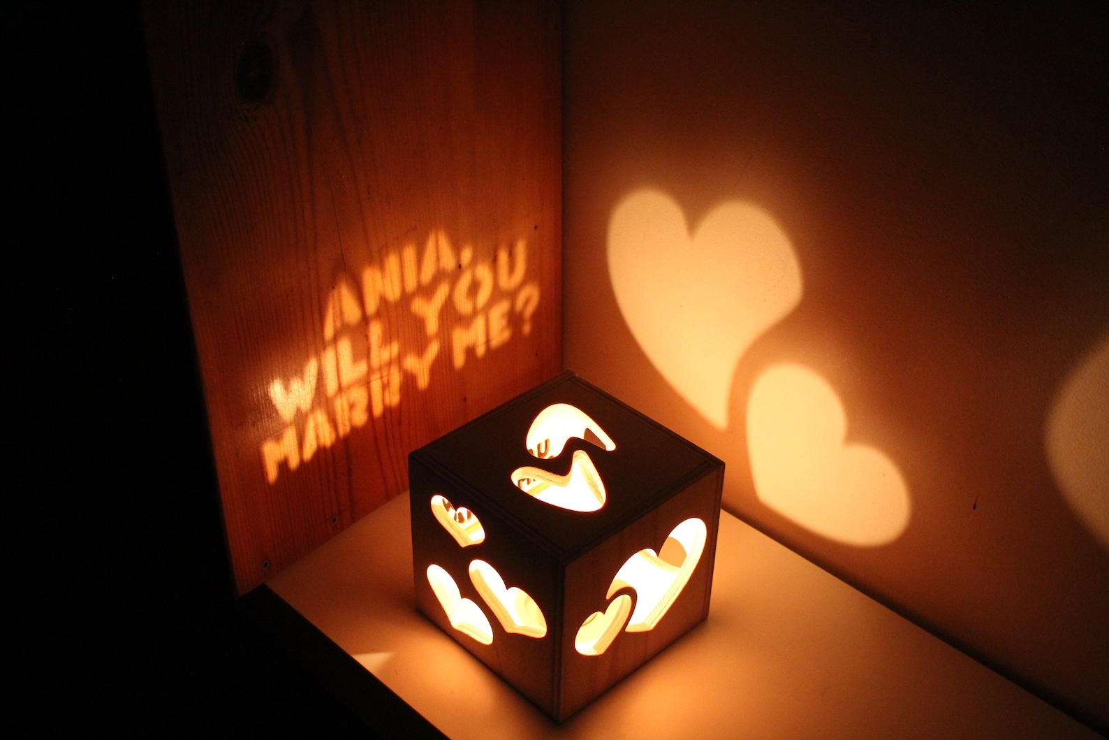 Will You Marry Me Surprise Message Box, Personalized Marriage Proposal ...