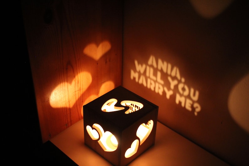Will You Marry Me Surprise Message Box, Personalized Marriage Proposal ...