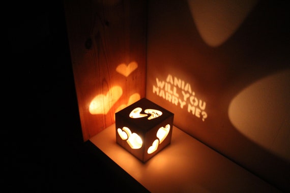 Will You Marry Me Surprise Message Box Personalized Marriage - Etsy