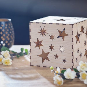 Girlfriend Personalized Gift, Light up Message Magic Box, Customized ...