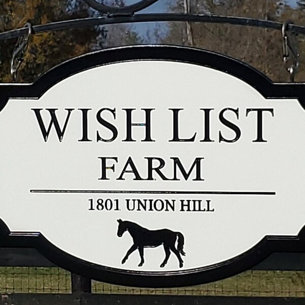 Custom Farm Sign - Etsy