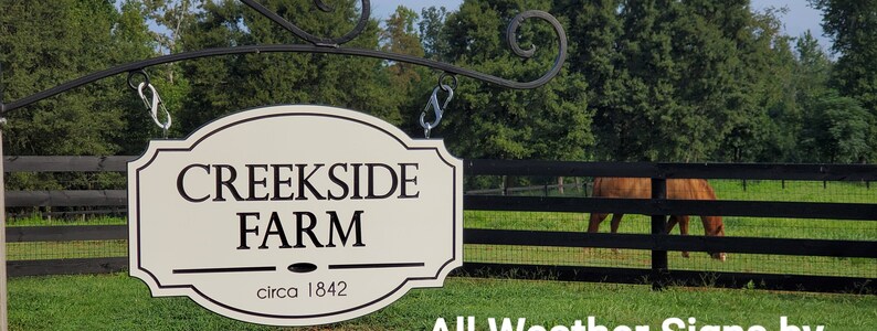 Hanging Historic Farm House Inn Sign Circa Year Date - Etsy