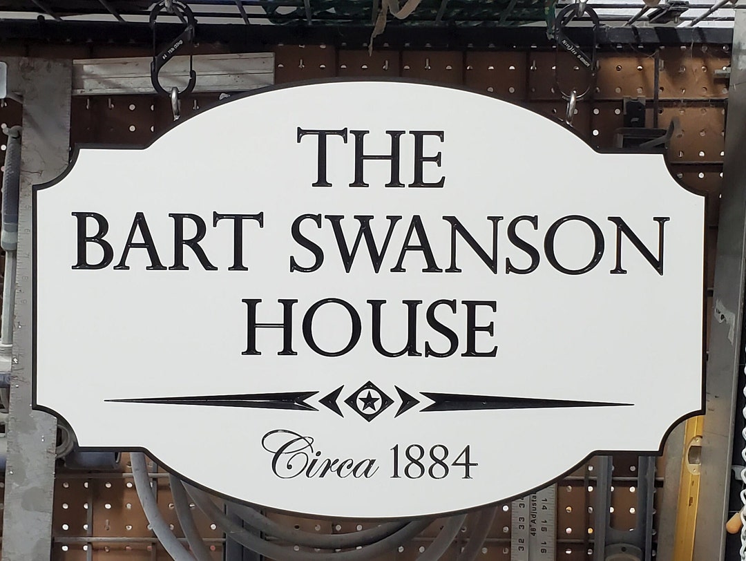 Historic House Signs Personalized Hanging Circa Year Home of Signage - Etsy
