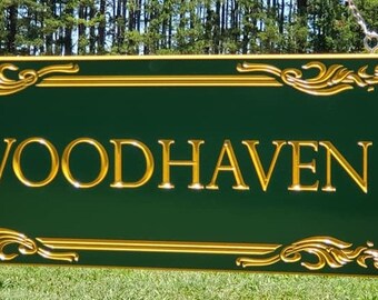 Estate Entrance Sign - Etsy