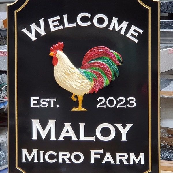 Rooster Bed and Breakfast Sign - Etsy