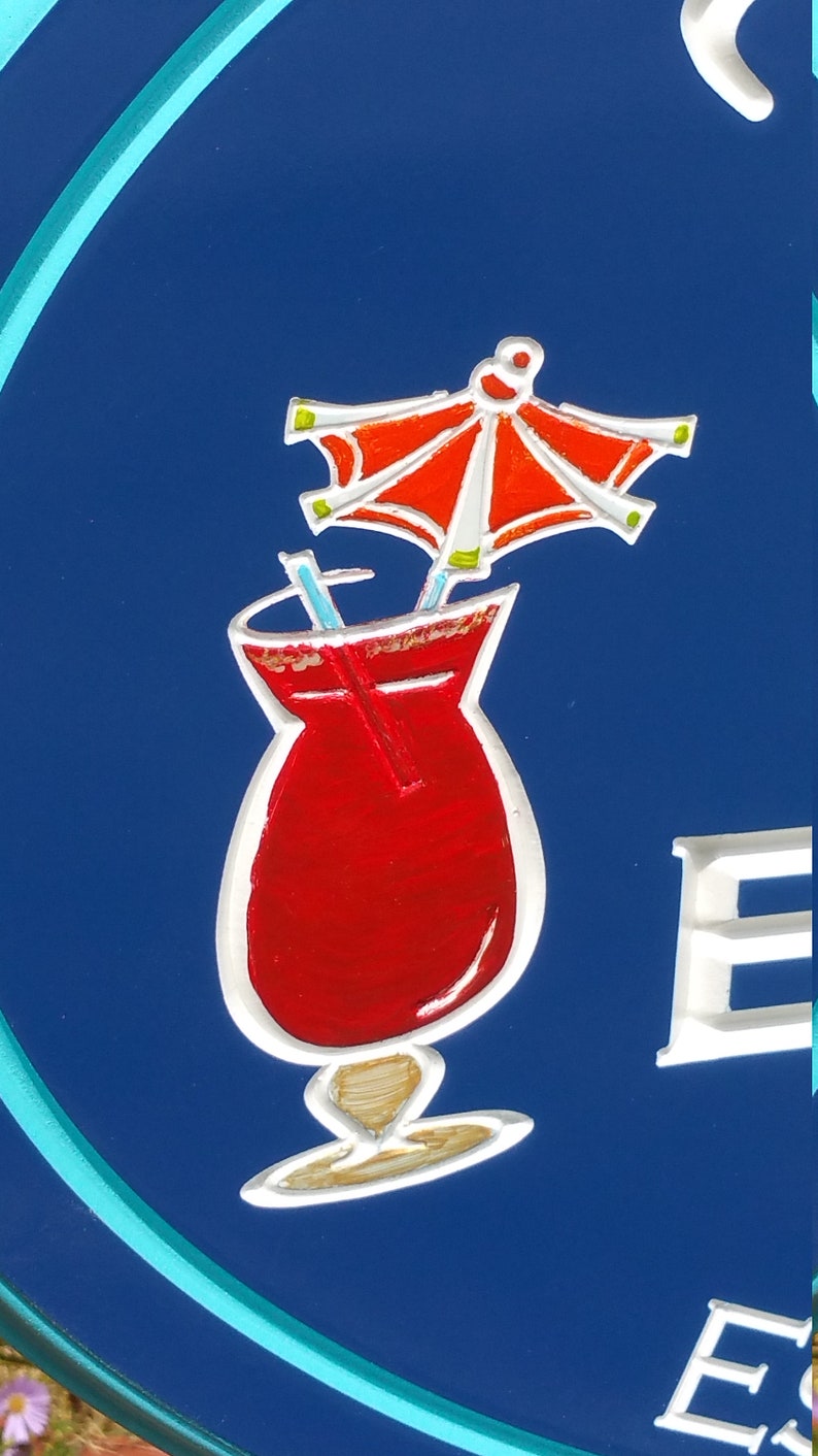 Family Name Pool Signs Personalized Poolside Bar Sign | Etsy