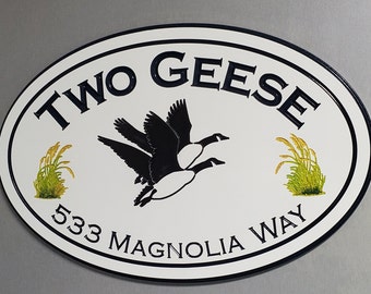 Geese Welcome Sign - Etsy