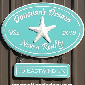 Vrbo Beach House Name Property Signs Coastal Rental Signs | Etsy