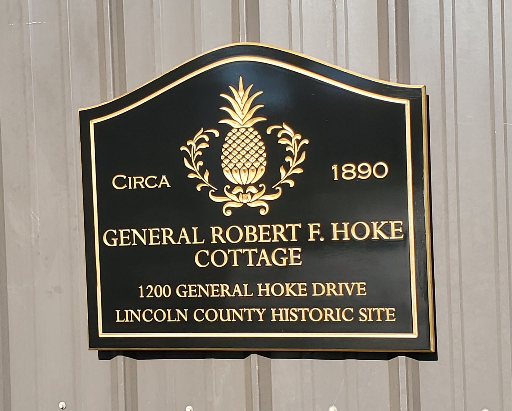 Circa Year Historic House Sign Historical Property Pineapple - Etsy