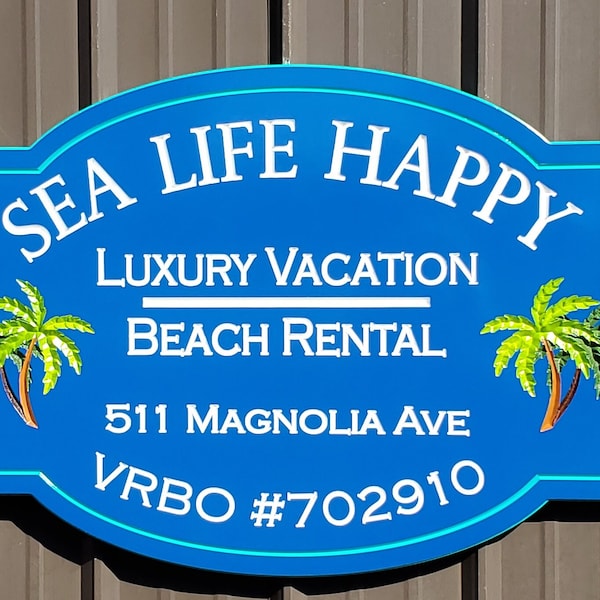 Vacation Rental Sign - Etsy