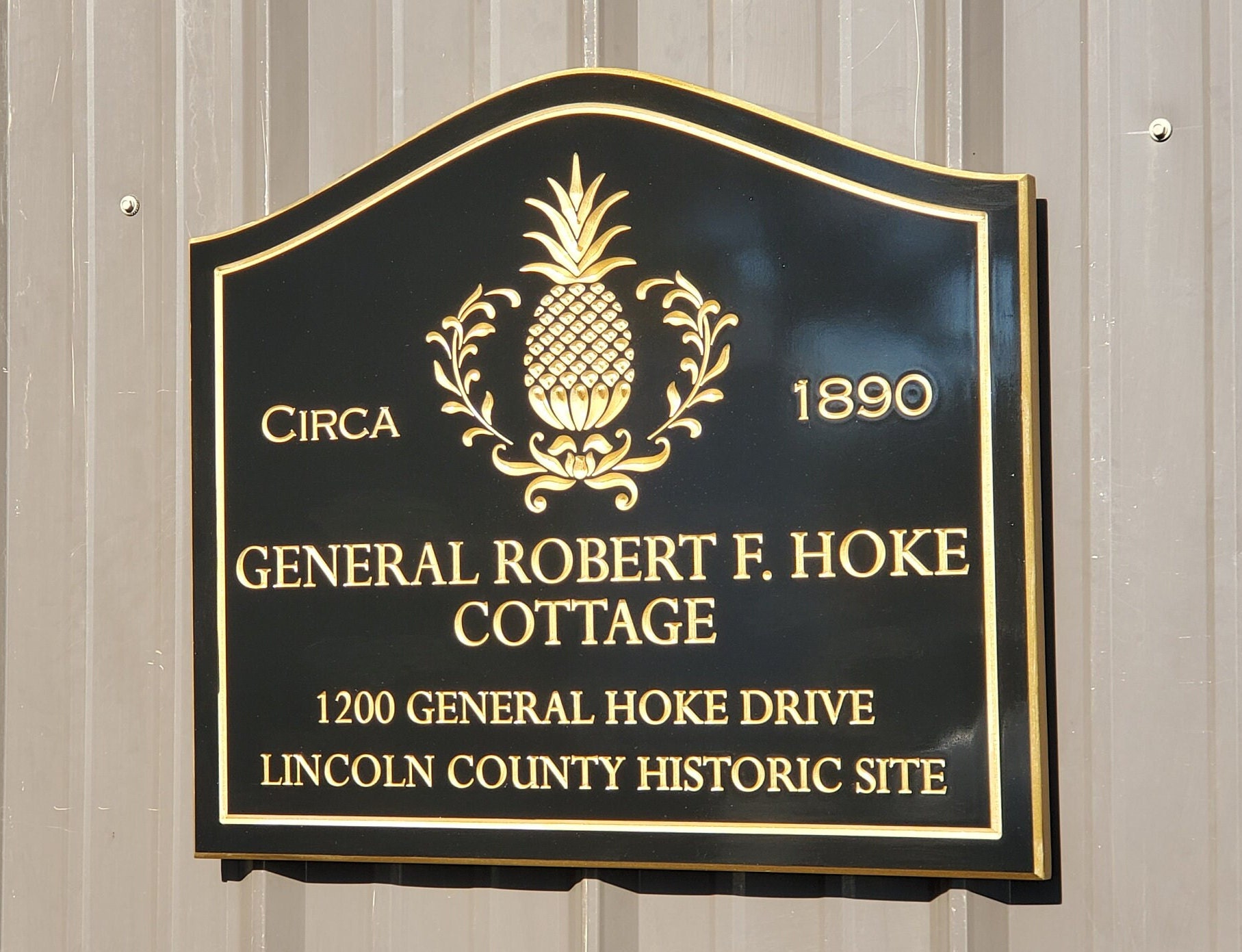 Circa Year Historic House Sign Historical Property Pineapple - Etsy