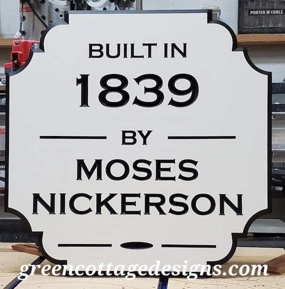 Historic Home Signs