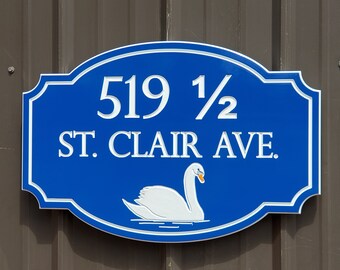 Swan House Sign - Etsy