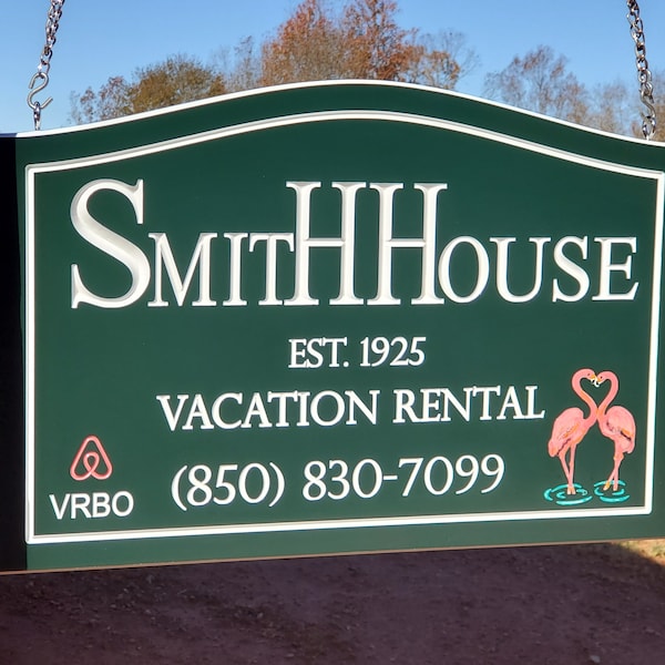 Vacation Rental Sign - Etsy