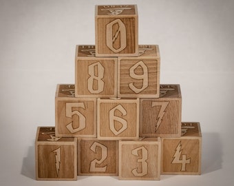 STAR WARS Themed Number Blocks 0 Through 9 | Etsy