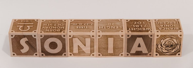 Personalized Wood Name Blocks Name Blocks Personalized - Etsy