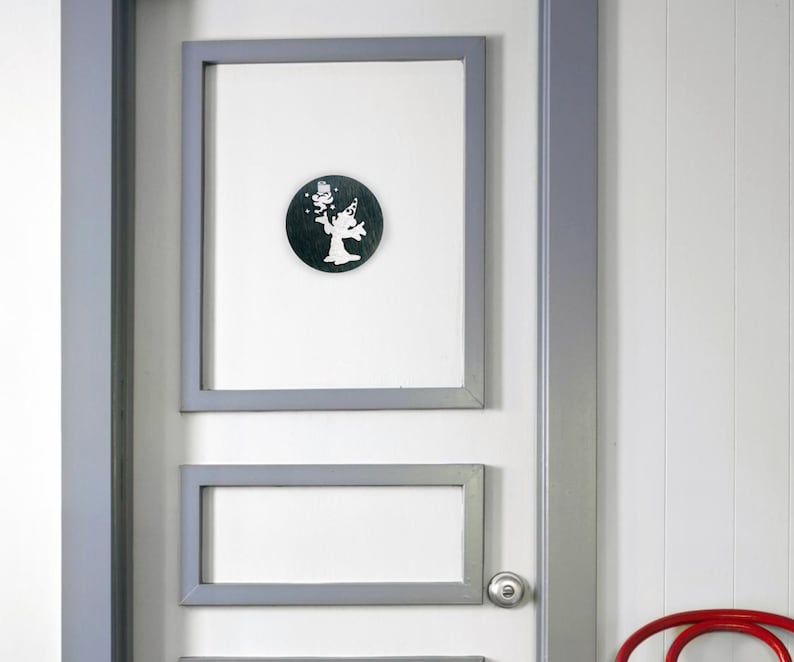 Mickey Wood Bathroom Door Sign Disney Bathroom Sign Disney - Etsy