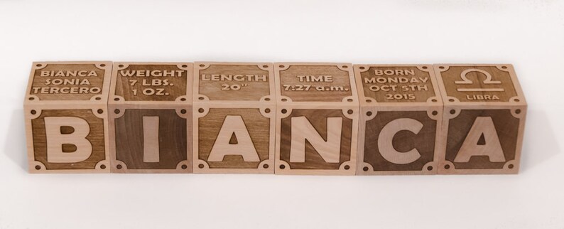 Personalized Wood Name Blocks Name Blocks Personalized - Etsy