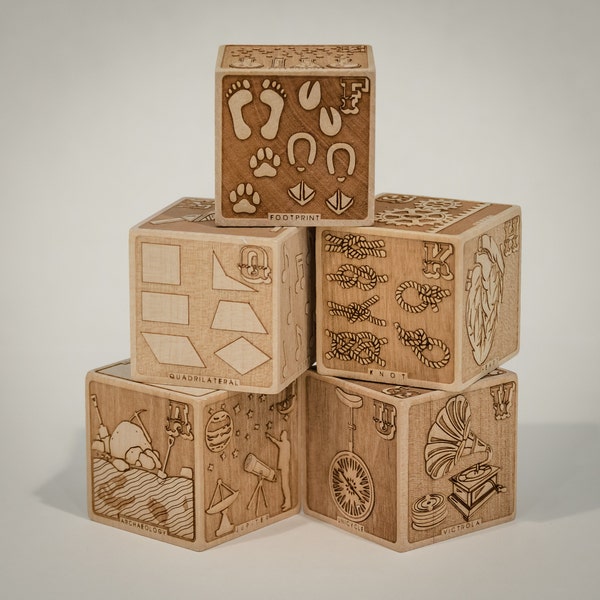 Wood Letter Blocks - Etsy