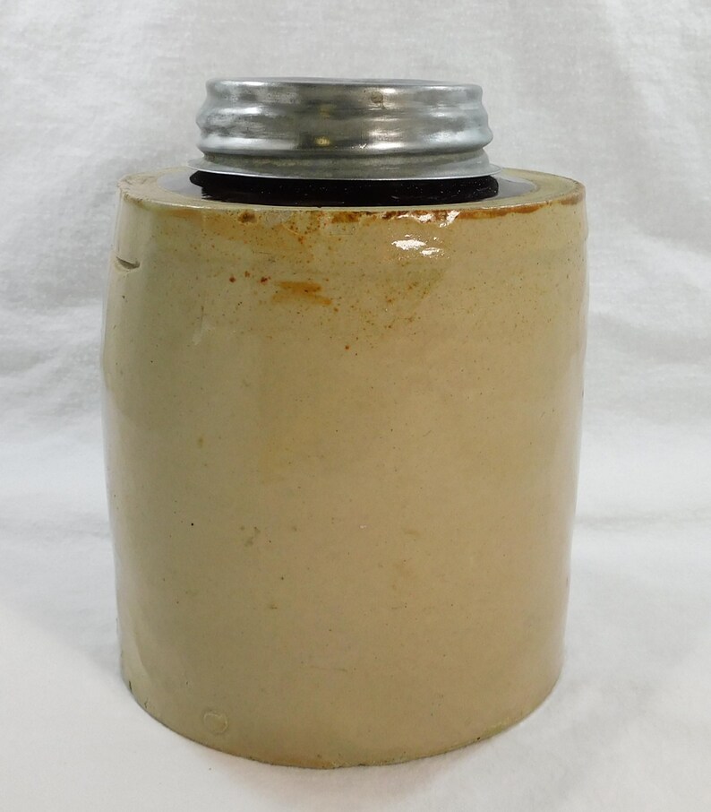 Antique Macomb Pottery Food Jar 1800's - Etsy