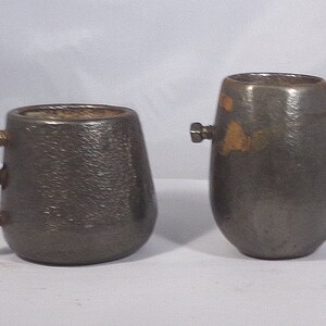 Vintage Iron Bull Horn Weights Unmatched Nice Decorators - Etsy