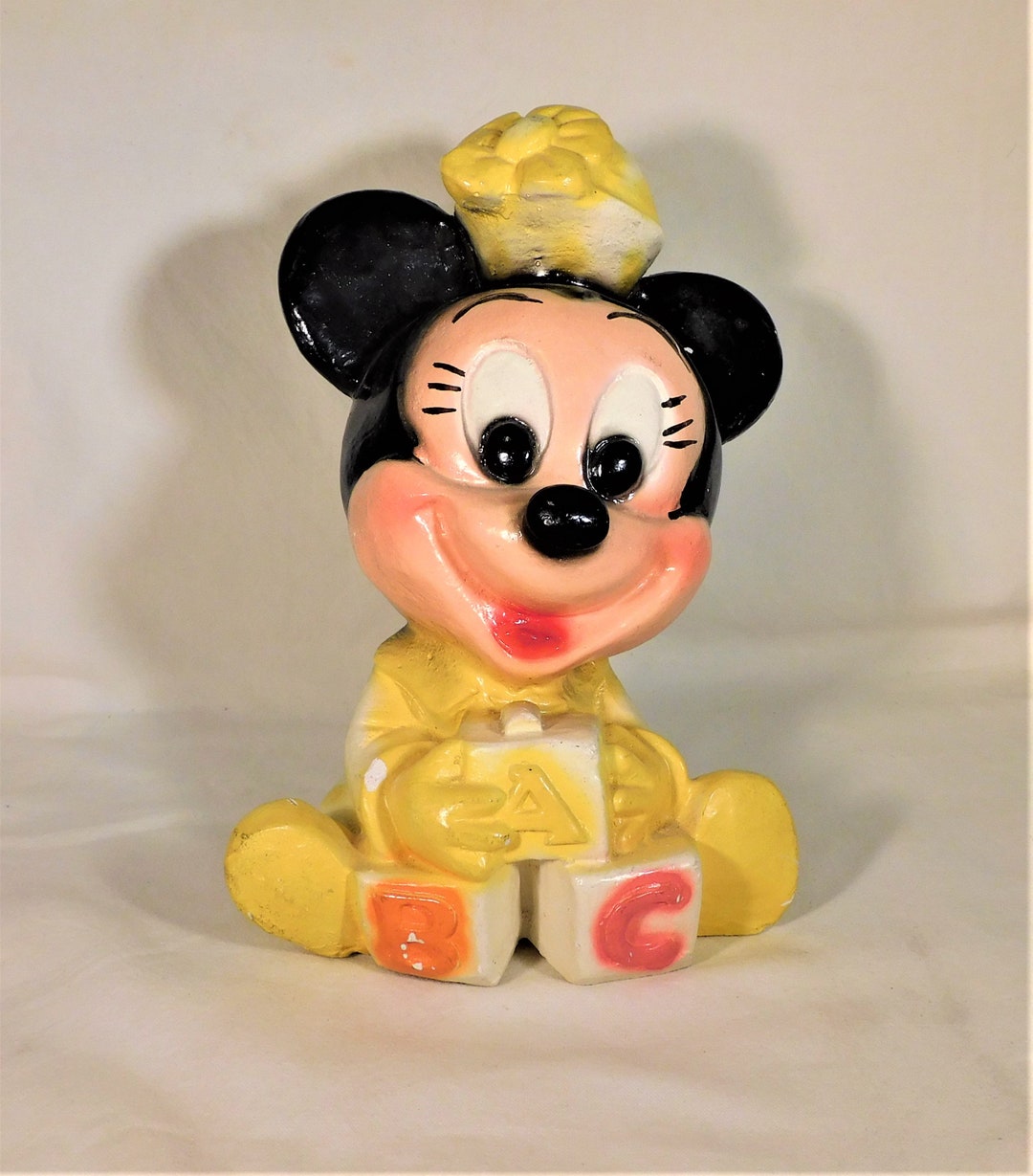 1950's Plaster Craft Minnie Mouse Bank - Etsy