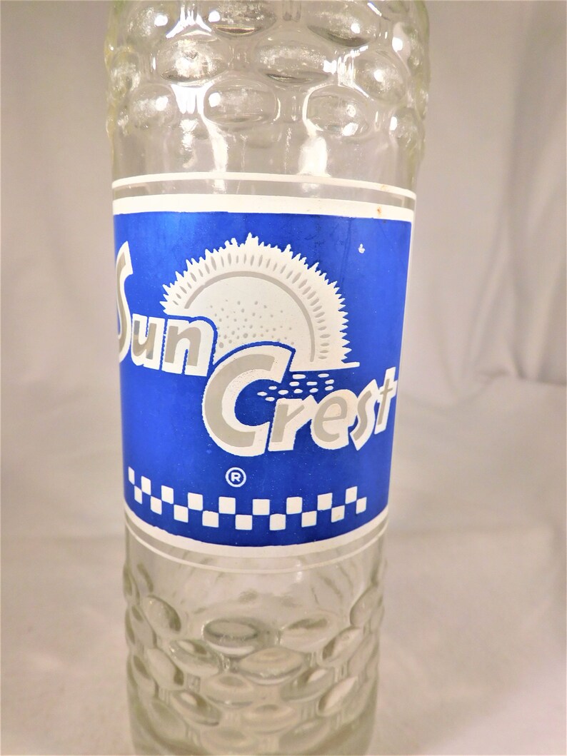 Vintage Sun Crest King Size Soda Bottle - Etsy