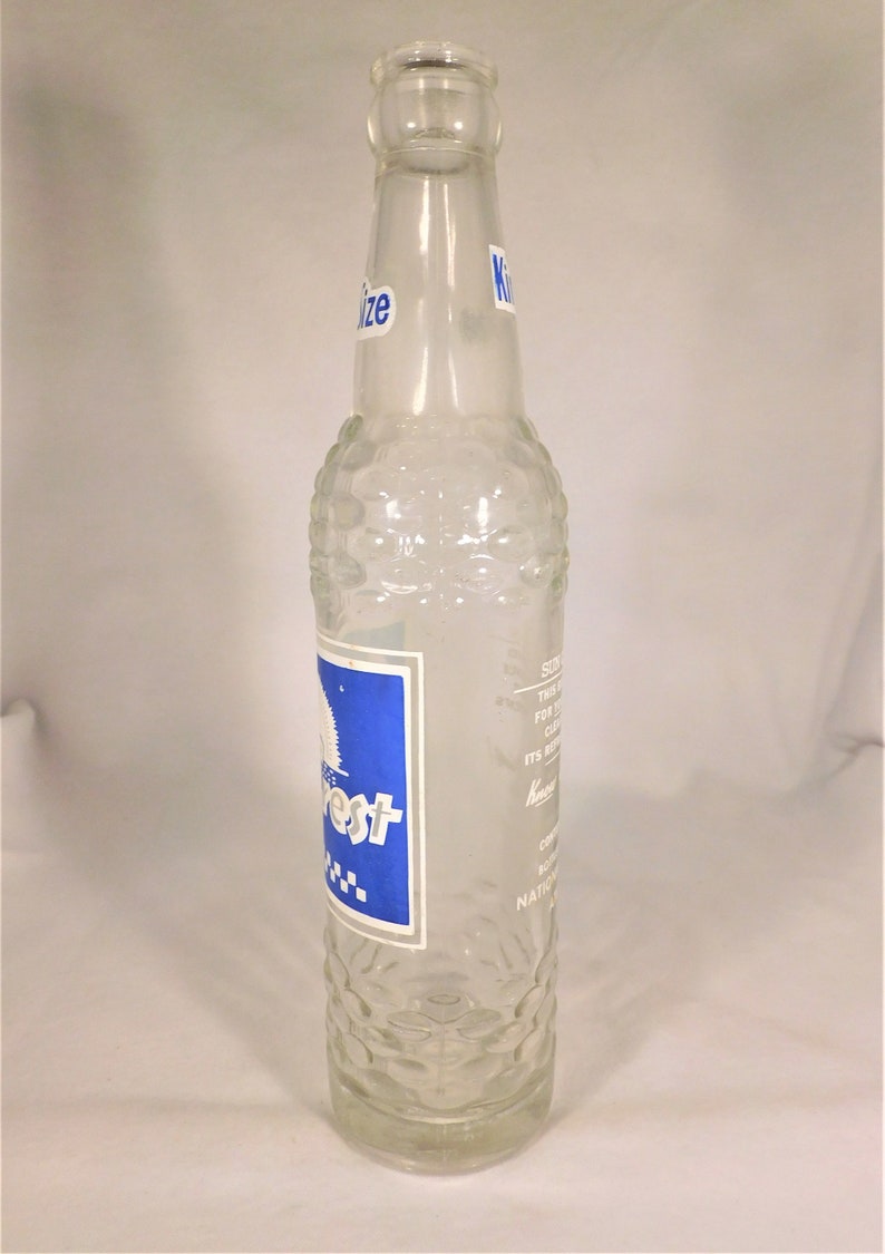 Vintage Sun Crest King Size Soda Bottle - Etsy