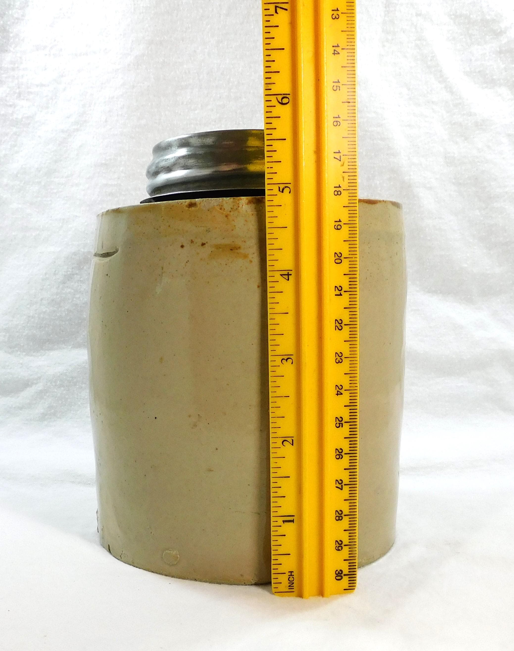 Antique Macomb Pottery Food Jar 1800's - Etsy
