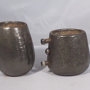 Vintage Iron Bull Horn Weights Unmatched Nice Decorators - Etsy