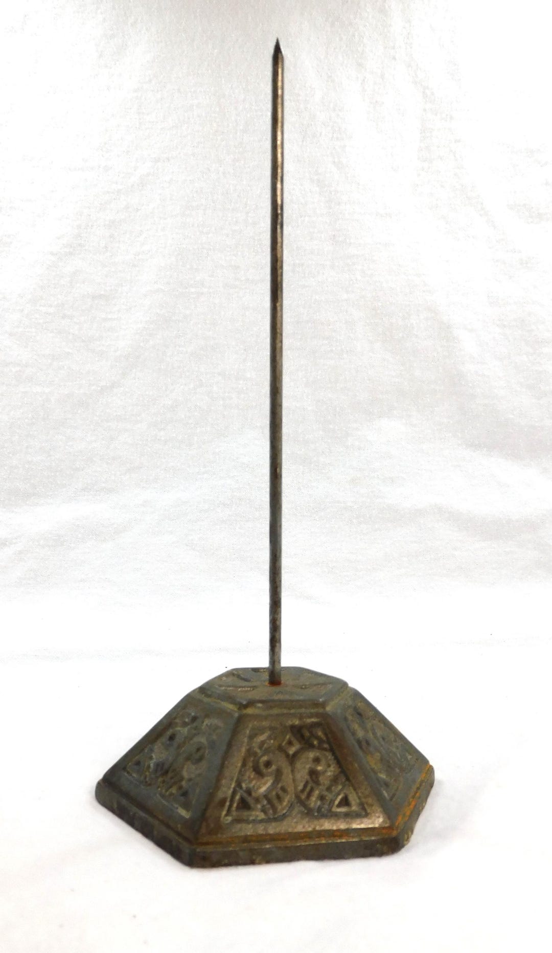 Antique Hotel-store Iron Paper Receipt Holder - Etsy