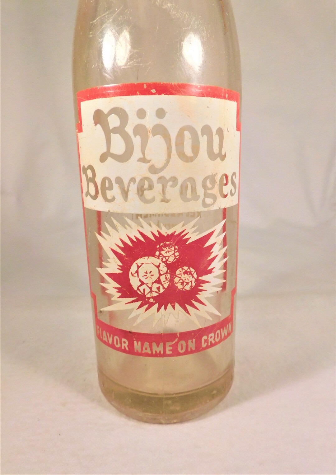 Vintage Bijou Beverage Soda Bottle - Etsy