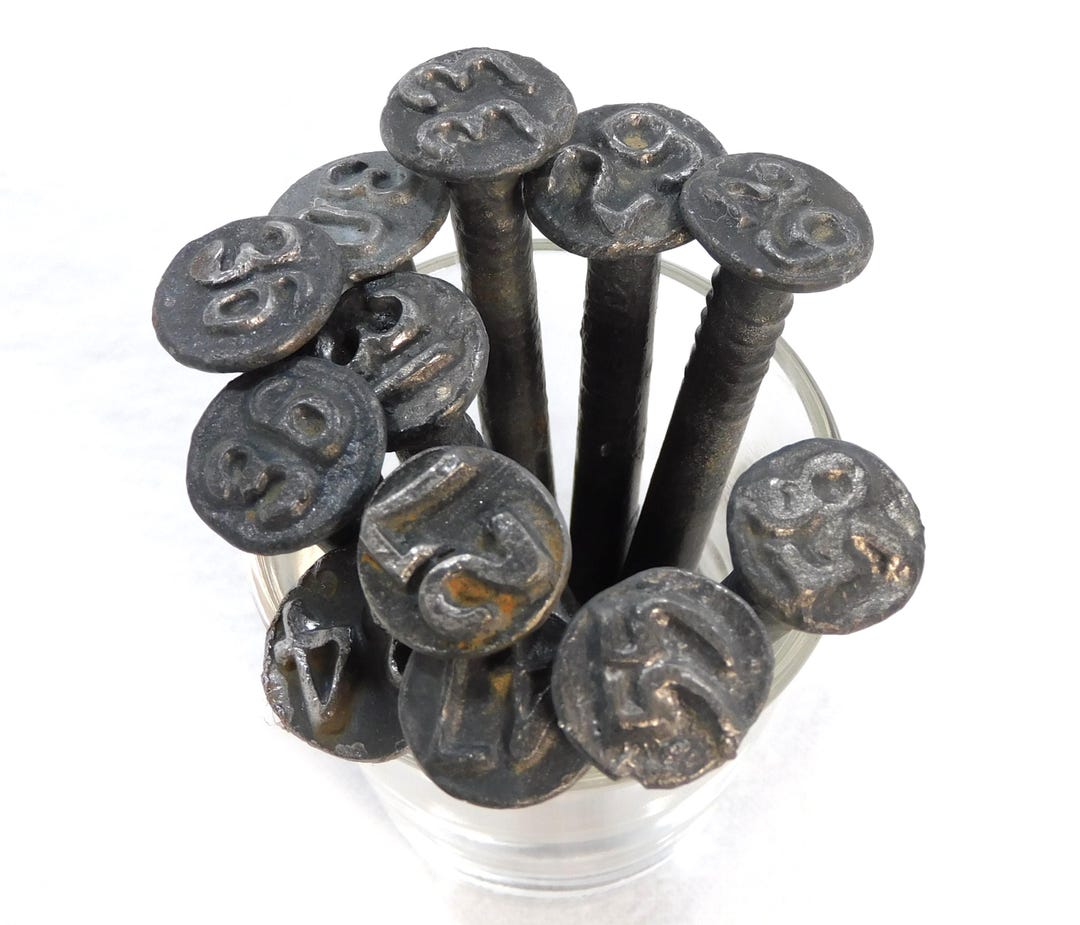 Railroad Date Nails for Collector-hobbyist-crafter - Etsy