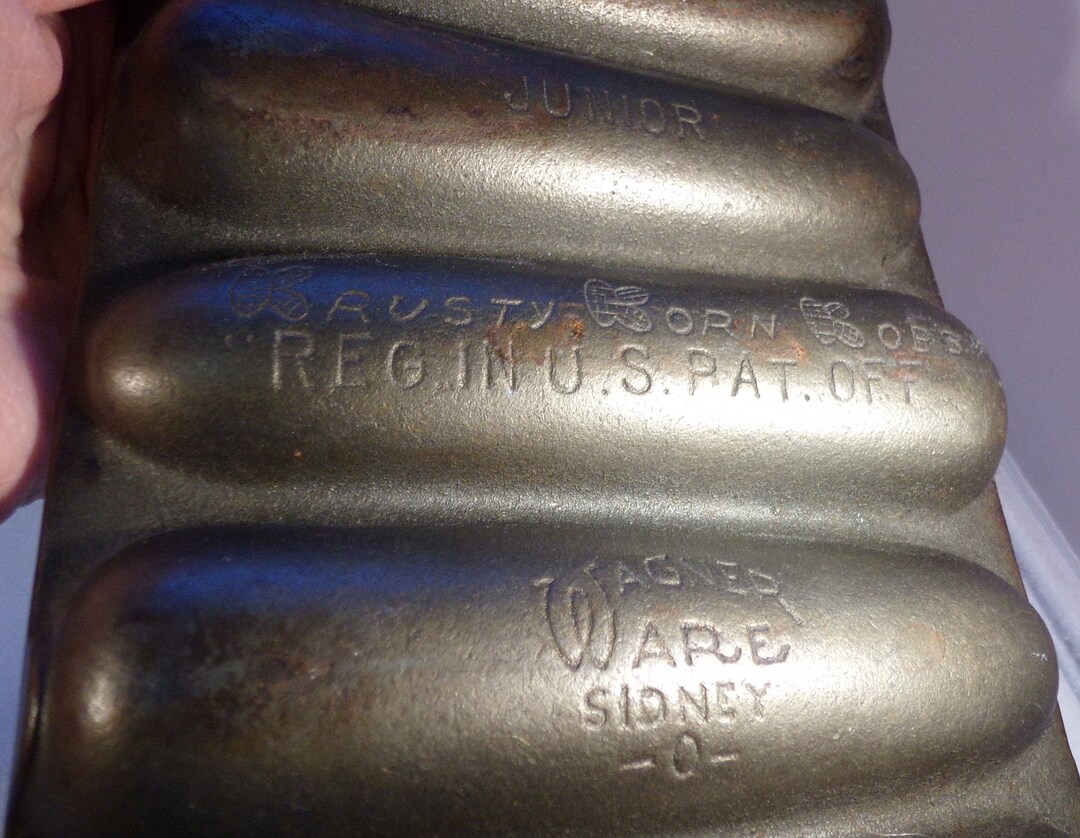 Cast Iron Wagner Ware Junior Krusty Corn Kobs Pan - Etsy